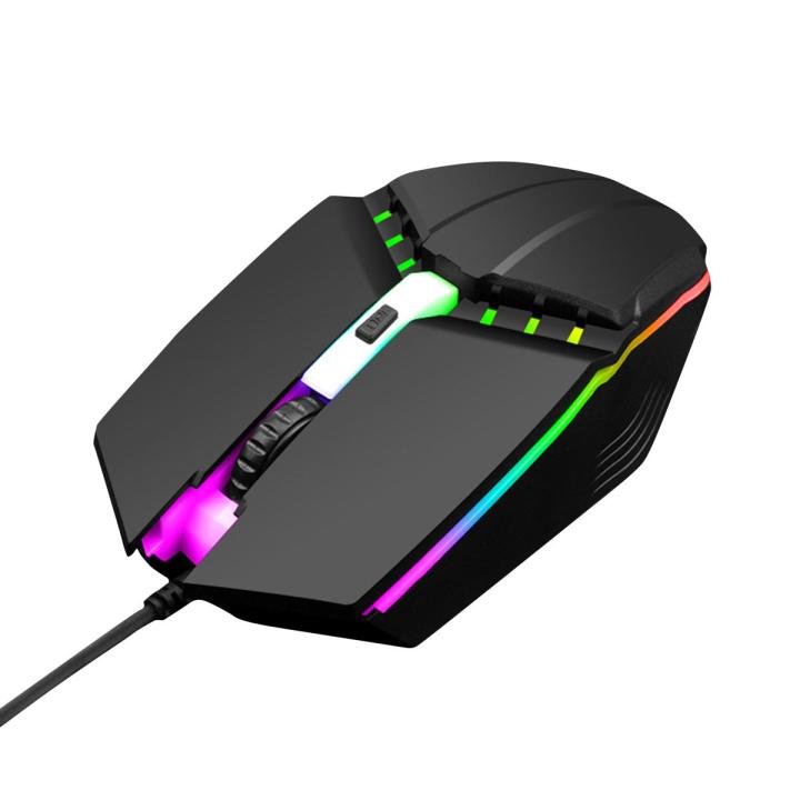 Mechanical Mouse Luminous Optical Wired Game Mouse | Daraz.pk