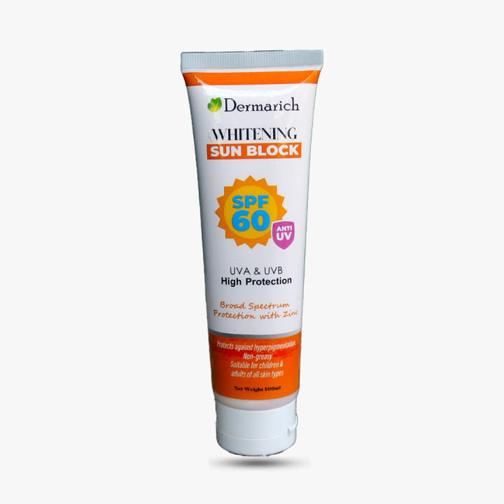 Dermarich High Protection Whitening Sunblock With 60 SPF | Daraz.pk
