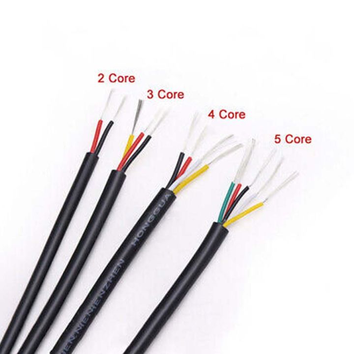 Small multi-core wire 4 core signal copper wire 30AWG PVC Sheathed ...