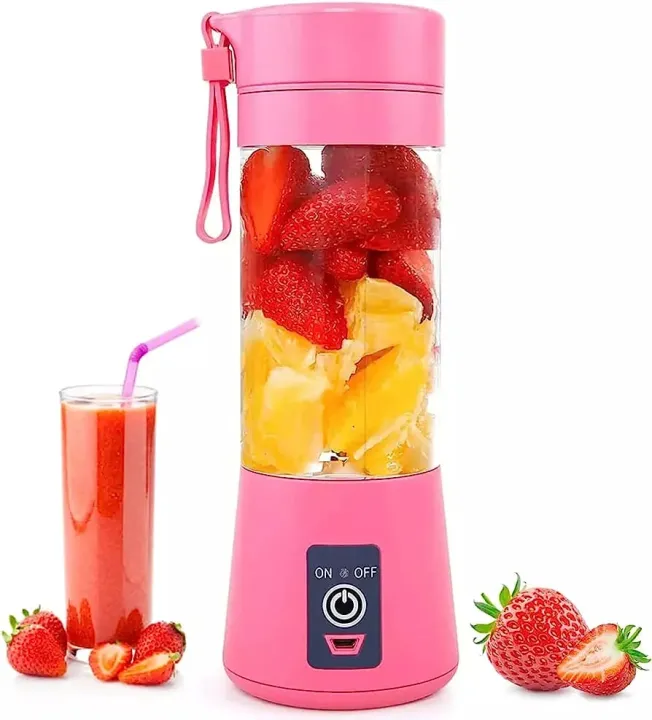 Electric Blender Juicer Rechargeable | Portable Mini Wireless | USB ...