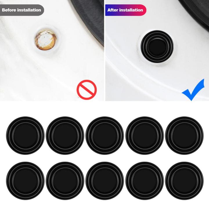 10pcs Silicone Car Door Shock Stickers Absorber Shock Pad Switch Buffer ...