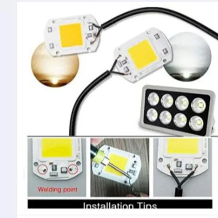 50Watt Flood LED COB Chip Cool white Colour 220v AC For DIY Outdoor ...