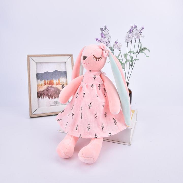 Cute Cartoon Long Ears Rabbit Doll Rabbit Sleeping Mate Stuffed Plush ...