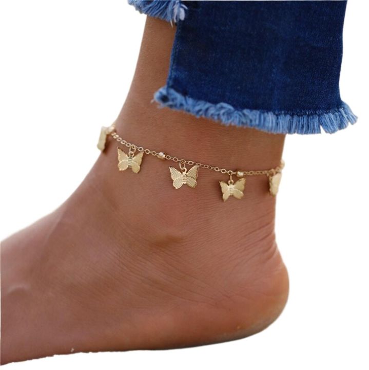 【New Arrival Launch】Golden Cha & Anklet Jewellery For Girl Fihtail Cha ...