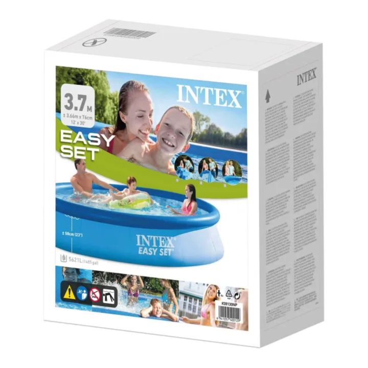 Minhaj Sports Intex Easy Set 12ft x 30in Inflatable Pool – Model 28130 ...