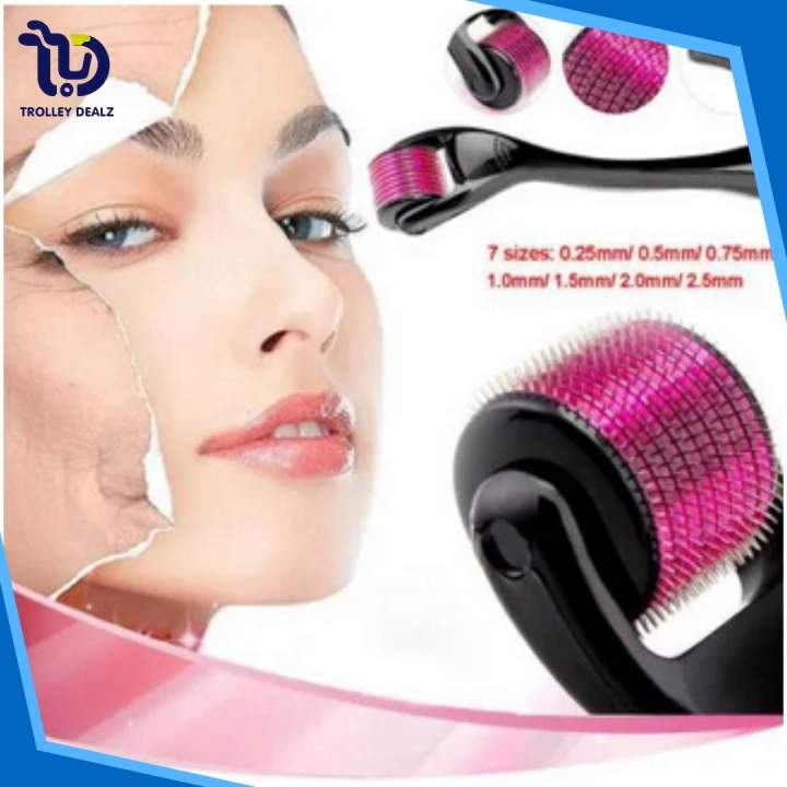 Derma Roller 0.5 Mm Hair & Skin System | Daraz.pk
