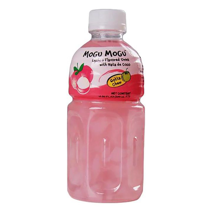 Mogu Mogu Lychee Flavored Drink With Nata De Coco 320ml | Daraz.pk