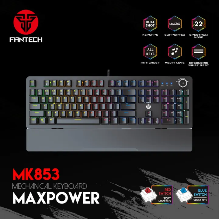 ONIKUMA G27 Chroma RGB Professional Blue Switch Mechanical Gaming ...
