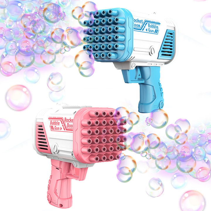 Bazooka Bubble Machine Gun 32 Holes / Water Bubble Gun 32 Holes ...
