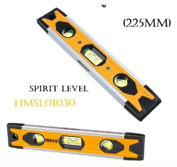 INGCO Hand Level magnetic Spirit level 9 inche Magnetic Hand Level ...