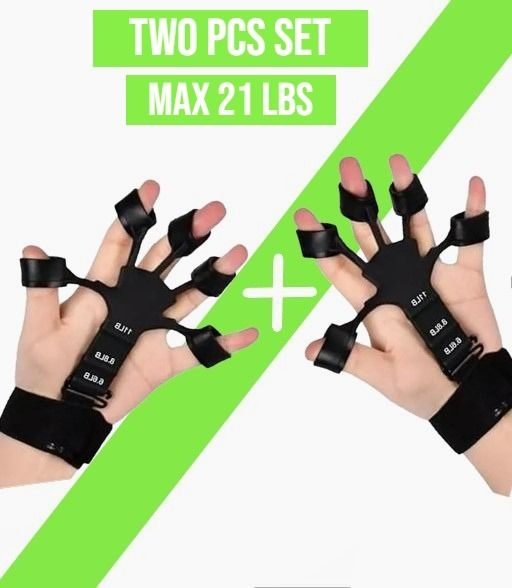 2-piece finger strengthener, grip strength trainer, finger exerciser ...