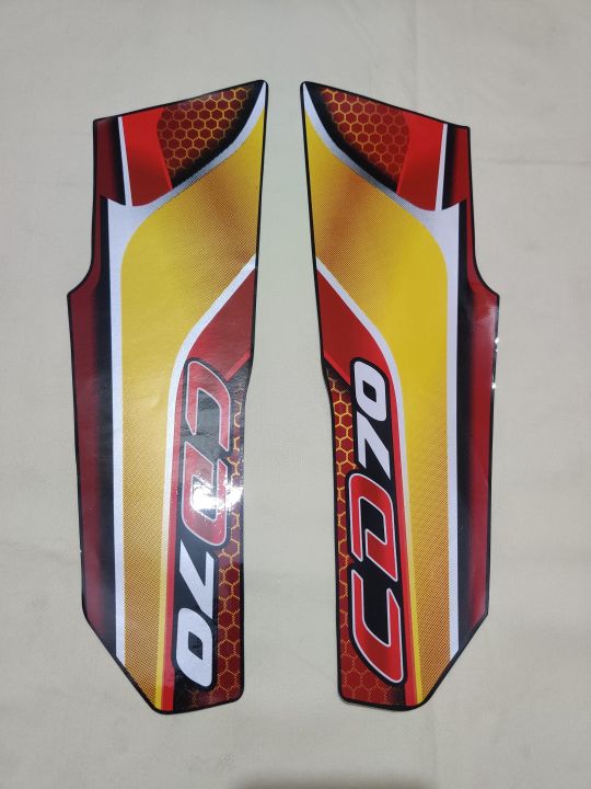 Tanki Tapa Sticker 2026 Model, Honda 70 (COMPLETE SET) | Daraz.pk