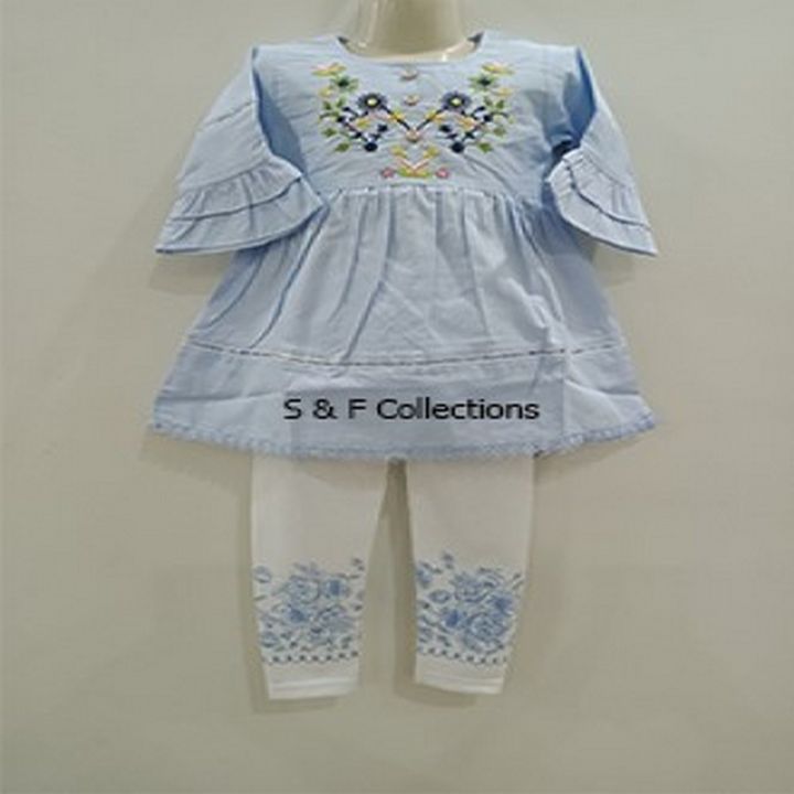Girls Embriodery Frocks and Tights | Daraz.pk