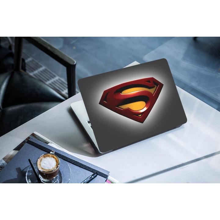 superman-logo laptop back vinyl skin sticker 12 13 14 15 15.6 inch size ...