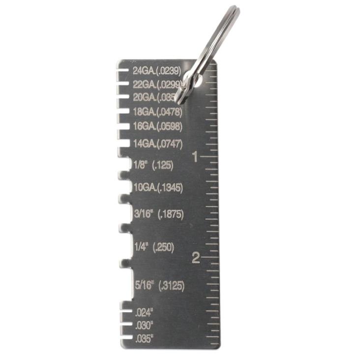Metal Thickness Gauge Tool Portable Thickness Gauge Stainless Steel ...