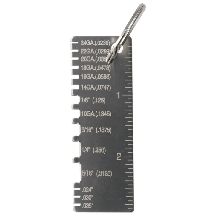Metal Thickness Gauge Tool Portable Thickness Gauge Stainless Steel ...