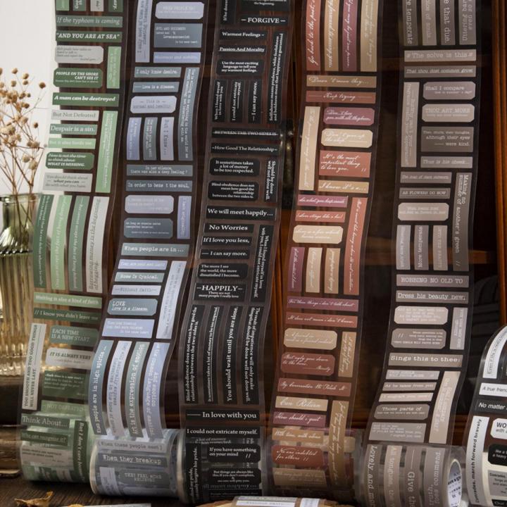 RHS Online Famous Book Memory Series English Masking Tapes Decorative ...