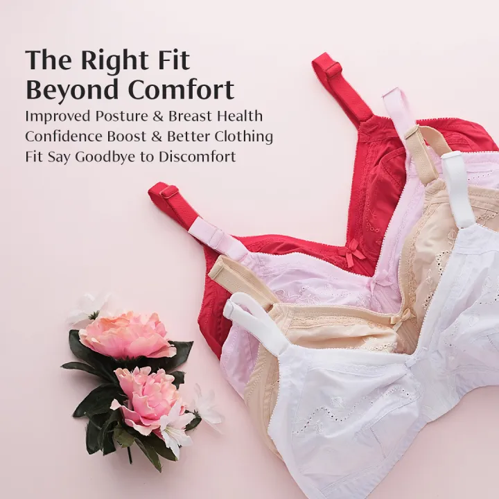 IFG Style Cotton Comfort Bra, Cotton Bras for Women, Non-Padded Cotton ...