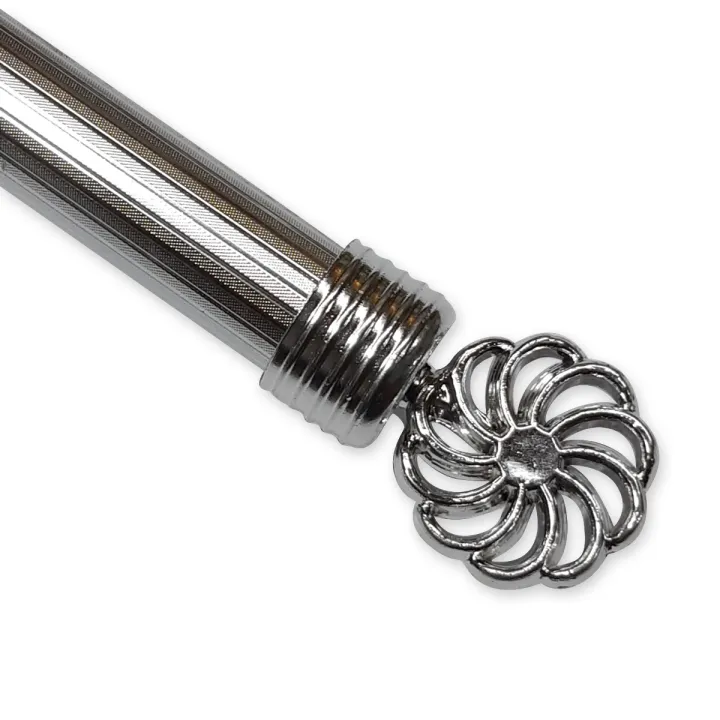 Curtain Rod End Stopper Pack of 2 for 1-Inch Rods, Available in 4 ...