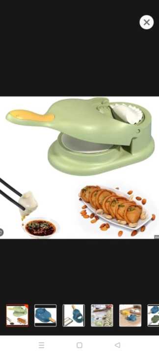 Momos Maker Machine, Dumpling Puri Press Momos Mould for Gujiya Ghughra ...