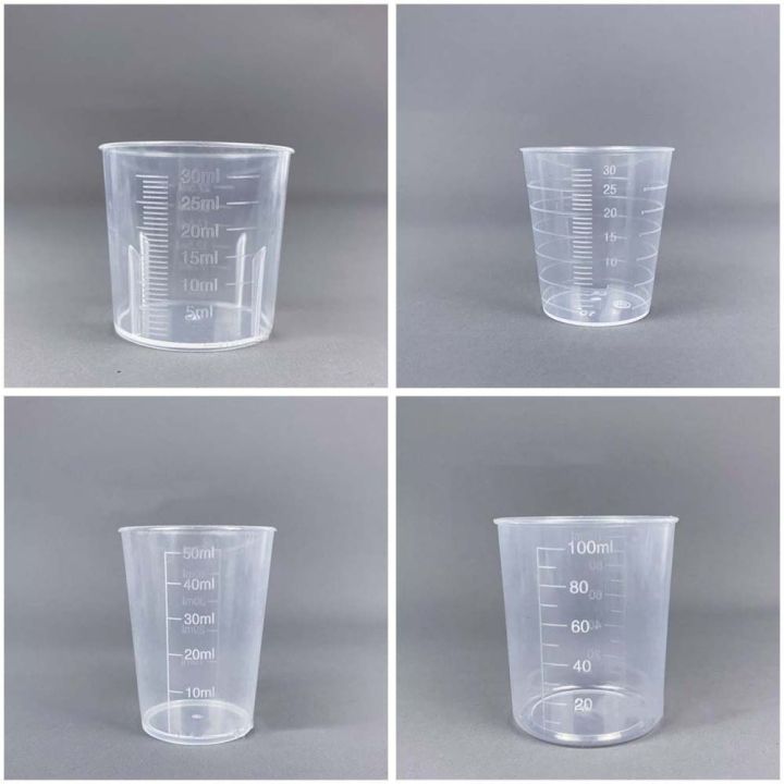Liquid Container Clear Graduated Measuring Cup Mini Scale Measuring ...