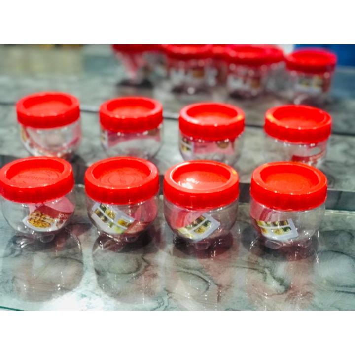 Pack of 8 Multipurpose Interlock Food Spices Sauce Storage Jars 300ml ...