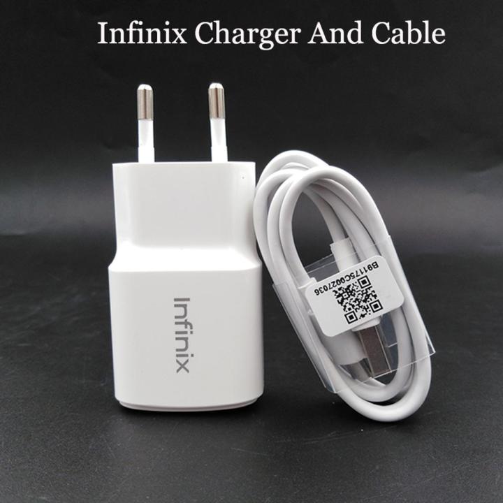 Infinix charger original 18w fast charging adapter 3.0 with cable micro ...