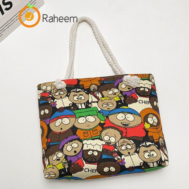 Raheem New Arrival Casual Canvas Shopping Bag Women's Handbags Harajuku ...