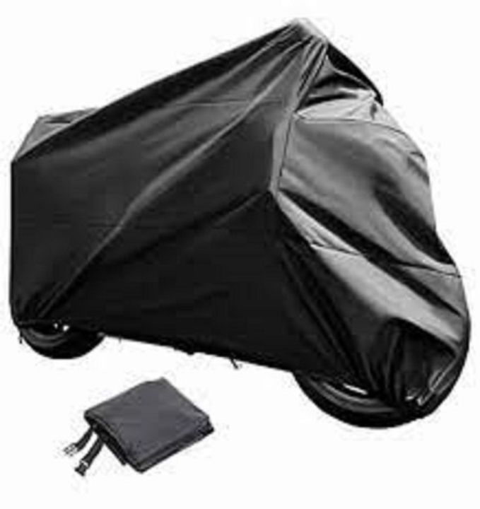 Motor Bike Cover All Sizes Bike Parking Top Cover- With Lock Hole Dust ...