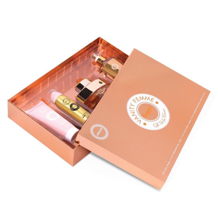 Armaf Vanity Femme Essence For Women 4 Pieces Gift Set, Eau De Parfum ...
