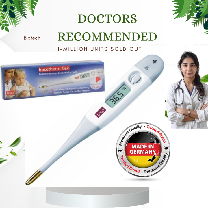 Digital Thermometer Medical Fever Thermometer | Fast-Reading Waterproof ...