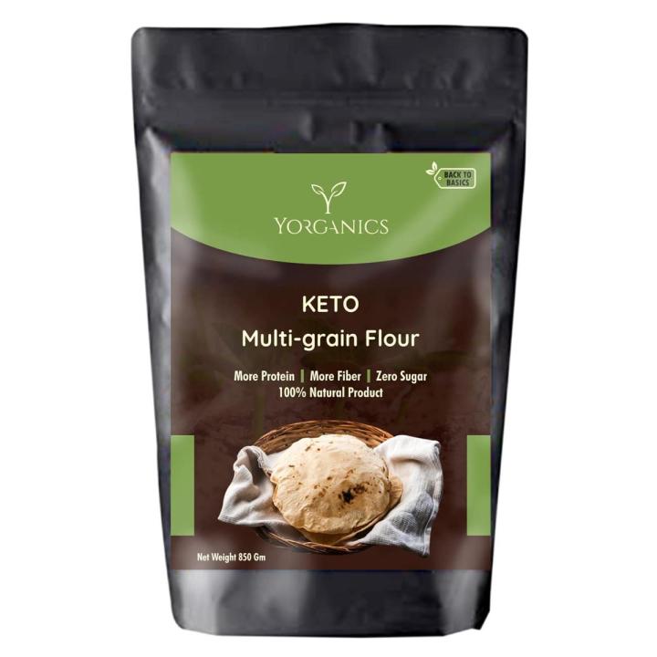 Keto Flour (850g) | Healthiest Low Carb Keto Atta | 4g Net Carb Per ...