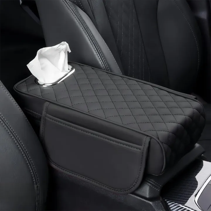 Arm Rest Cushion With Tissue Box Option All Colors for All Cars. SUVs ...
