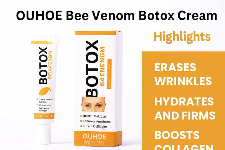 OUHOE Bee Venom Botox Cream – Wrinkle Repair, Skin Firming, Collagen ...