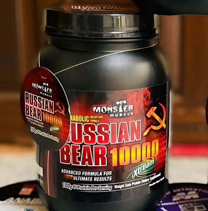 Russsian Bear 10000 Weight Gainer – Extreme Calorie Monster Formula ...