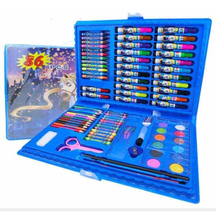 86pcs / set Watercolor Brush Pen Set, Watercolor Marker Pens + Crayon ...