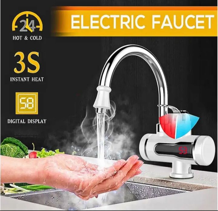 Hot Water Tap Instant Heating Electric Water Heater Faucet, instant ...