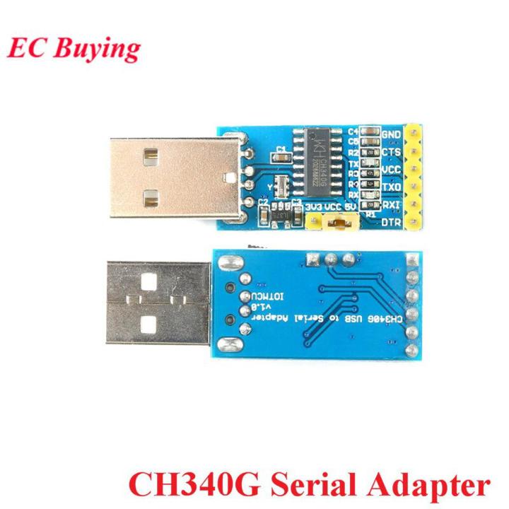 CH340G USB to TTL Serial Adapter Downloader 3.3V 5V Converter Pro Mini STC ISP For Arduino ...