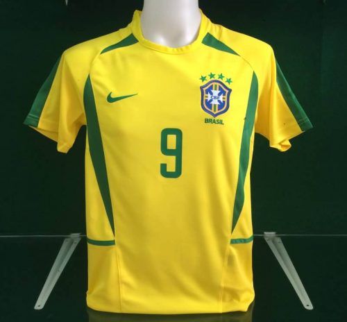 Ronaldo Nazario Brazil Home Shirt 2002 Jersey - R9 Retro Tshirt | Daraz.pk