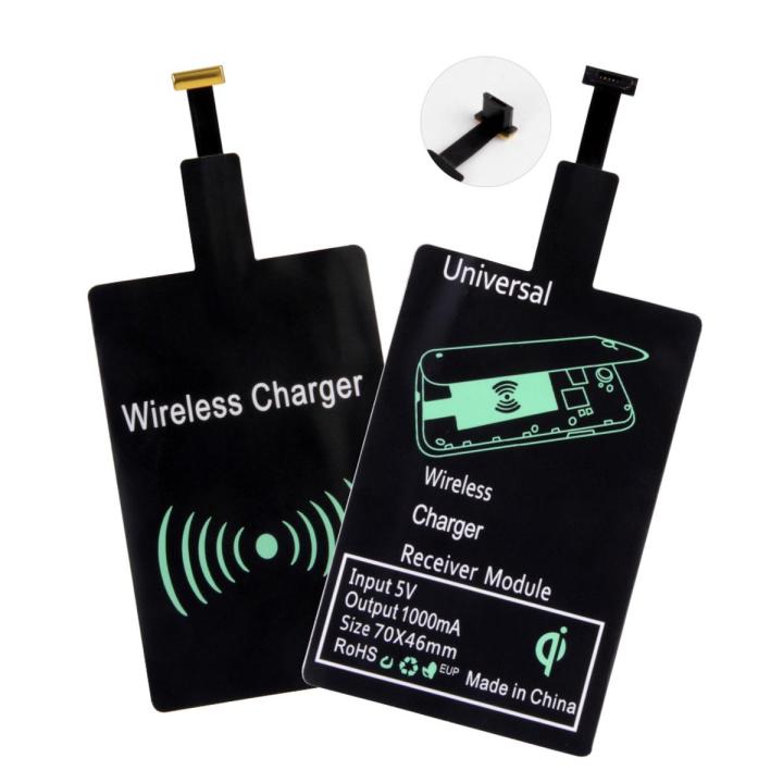 Universal Qi Wireless Micro USB Charging Receiver Forward Reverse ...