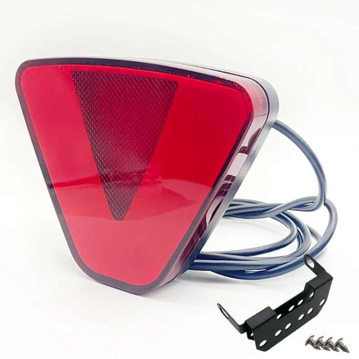 “Universal 3rd Brake Light F1 Style V-Shape LED Lava Tail Lamp – Car ...