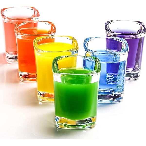 Mini Glasses Zam Zam Glass Set of 6 Clear Shot Glass | Daraz.pk