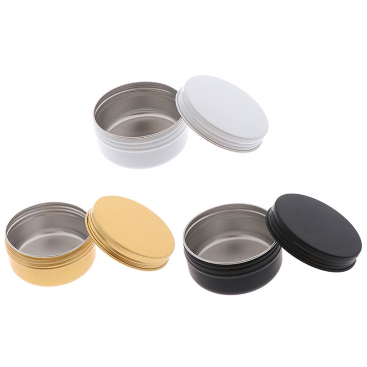 Round Survival Kit Tin Small Empty Pot Plain Metal Storage Bit Box Mini ...