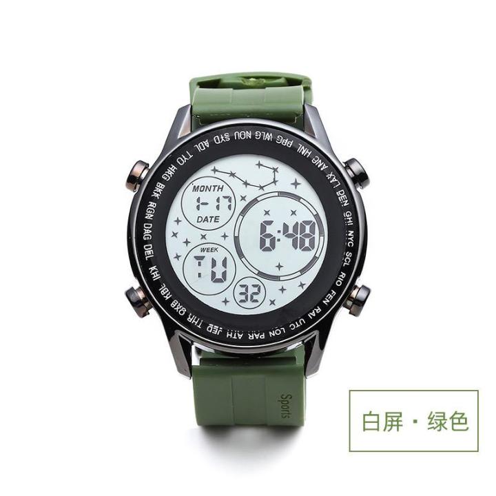 Eastern Watches Black Green Sport Watch For Boys For Mens | Daraz.pk