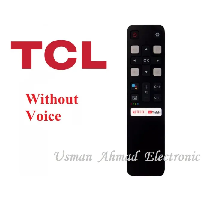 TCL Smart LED TV Remote Control Without Voice Command With Netflex and ...