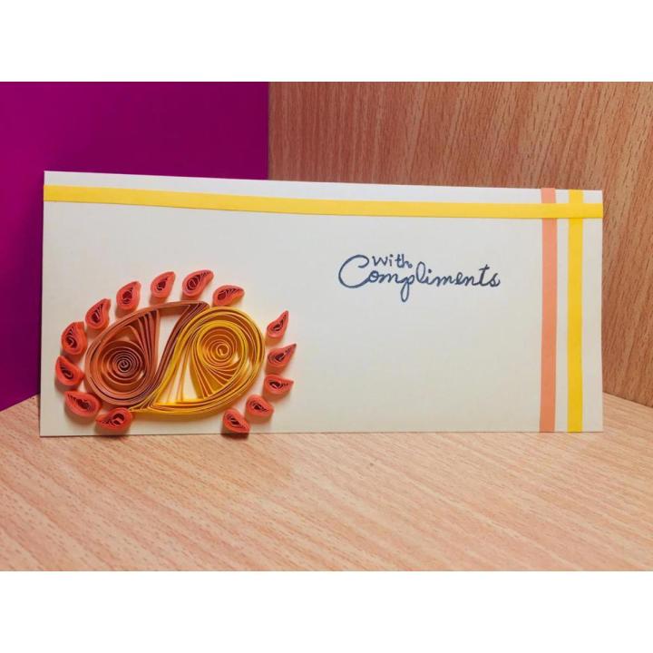 Hand Quilled Fancy Salami Envelope, Eidi Envelope, Customised Envelope ...