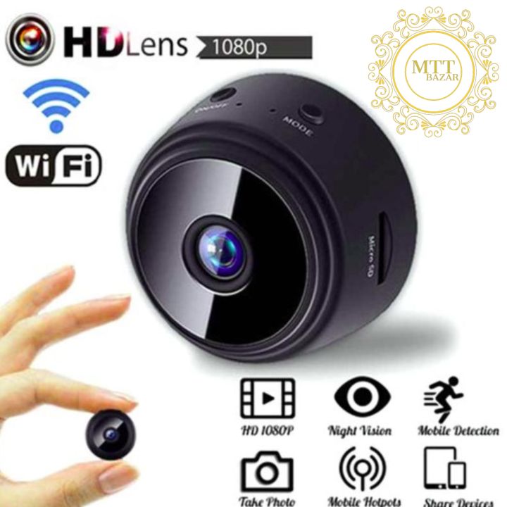 A9 Mini Wireless Camera Full HD 1080P WIFI cmera/ Wireless Monitoring ...