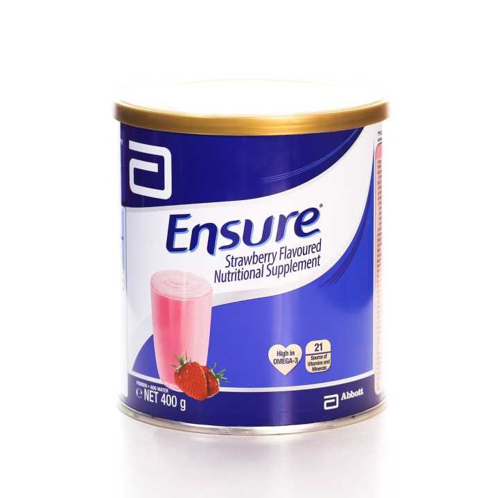 ENSURE MILK POWDER STRAWBERRY – 200G | Daraz.pk