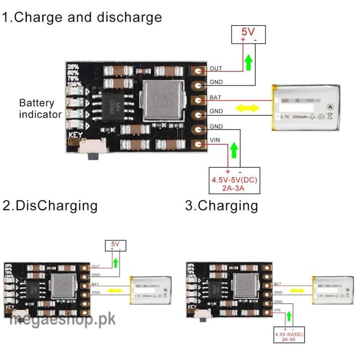 MH CD-42 5v 2A Charge/Discharge Module | Daraz.pk