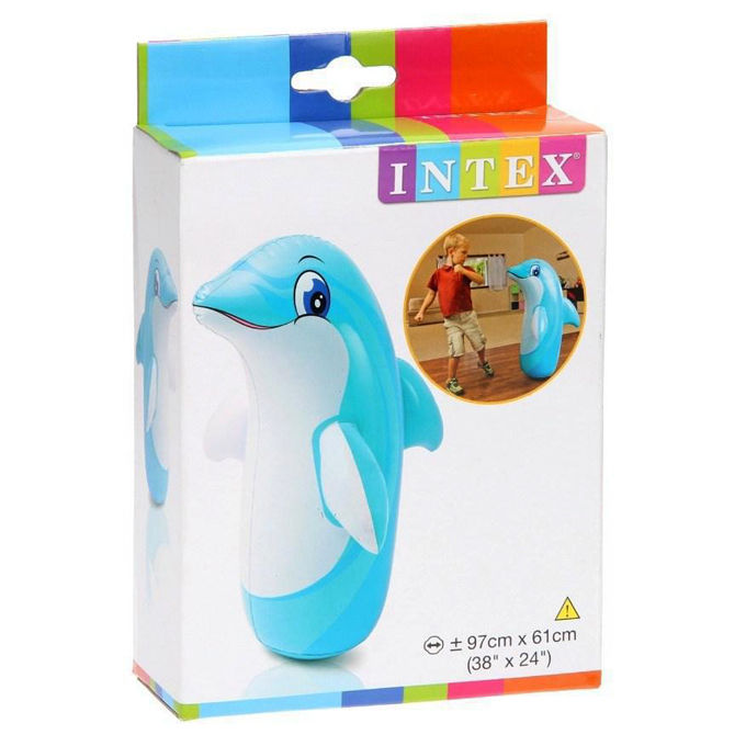 INTEX Inflatable Punching Dolphin - Blue 44669 | Daraz.pk